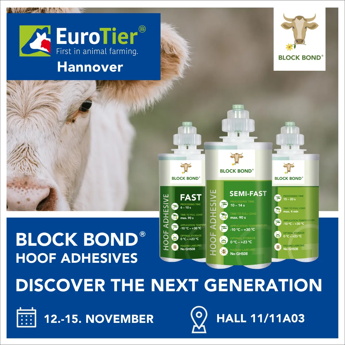 Visit GLUETEC at the EuroTier 2024 trade fair